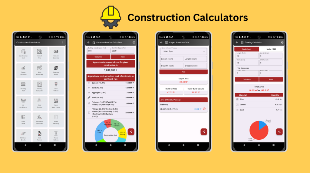 The Top 10 Construction Calculator apps in 2024.